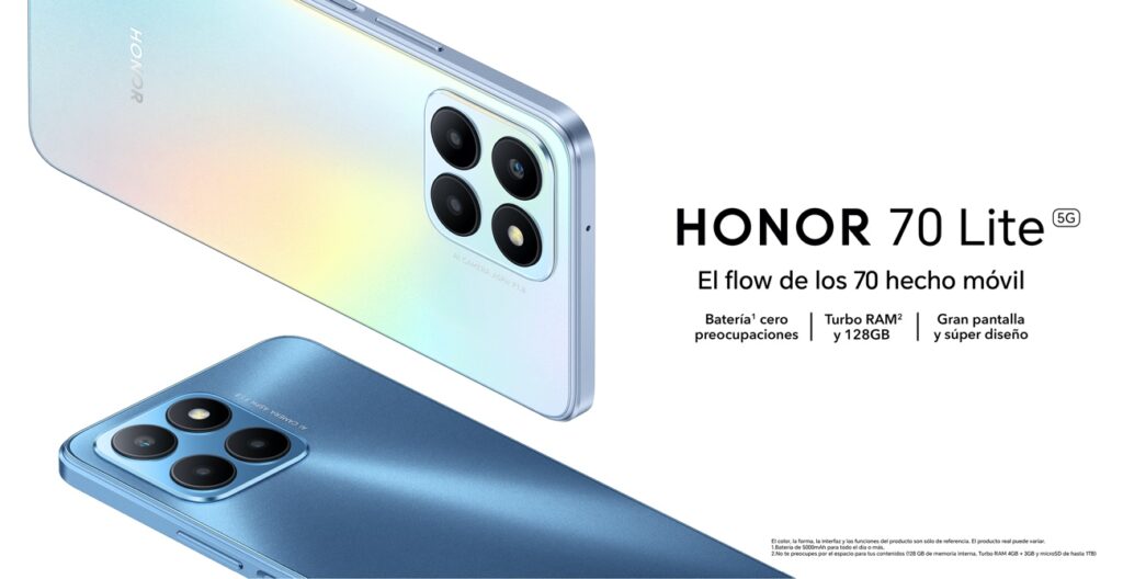 HONOR lanza HONOR 70 Lite: La combinación perfecta entre rendimiento y ...