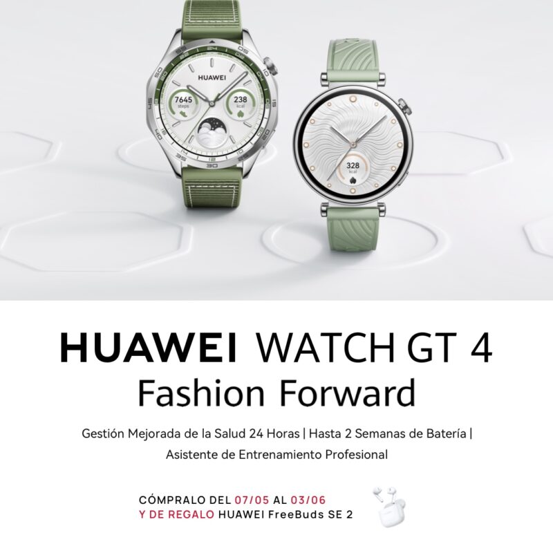 HUAWEI lanza HUAWEI WATCH GT 4 41mm en color Green: Una fusión perfecta ...