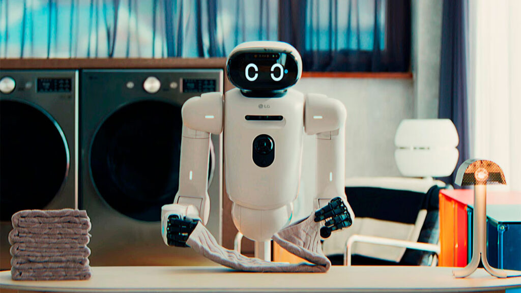 LG presenta CLOiD, su robot doméstico con AI afectiva
